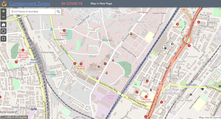 Map of all containment areas in Mumbai made public by BMC | Local Press Co